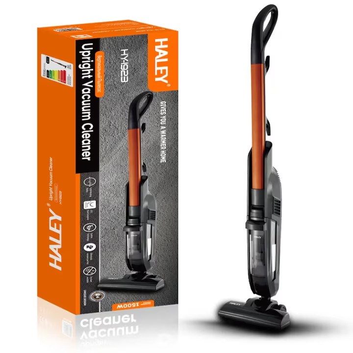 Aspirator Portabil cu Fir HALEY HY-1923 cu Motor Fara Perii, Putere de 800W, Cos de Praf Generos ...